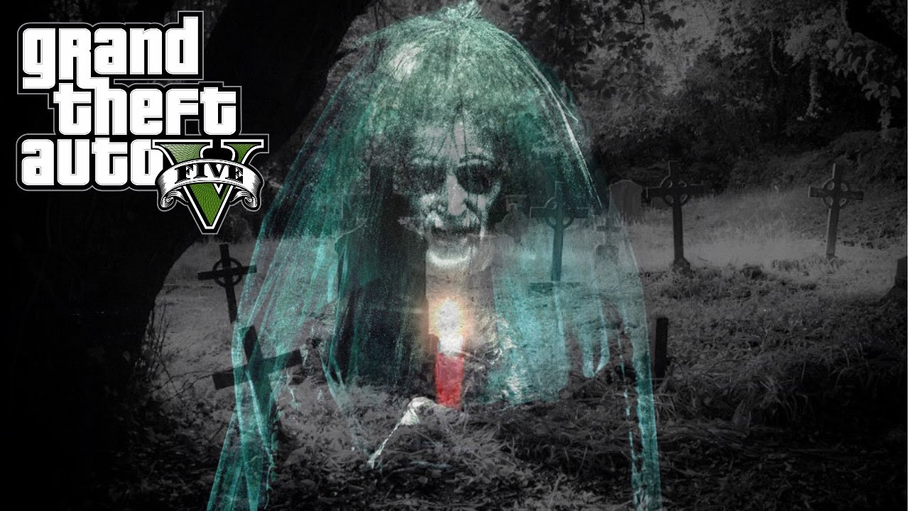 A Dama Fantasma do Cemitério - GTA 5 Mods (Cemetery Ghost Lady) - YouTube