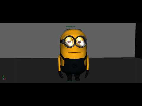3d Animation (Minion Walking) - YouTube