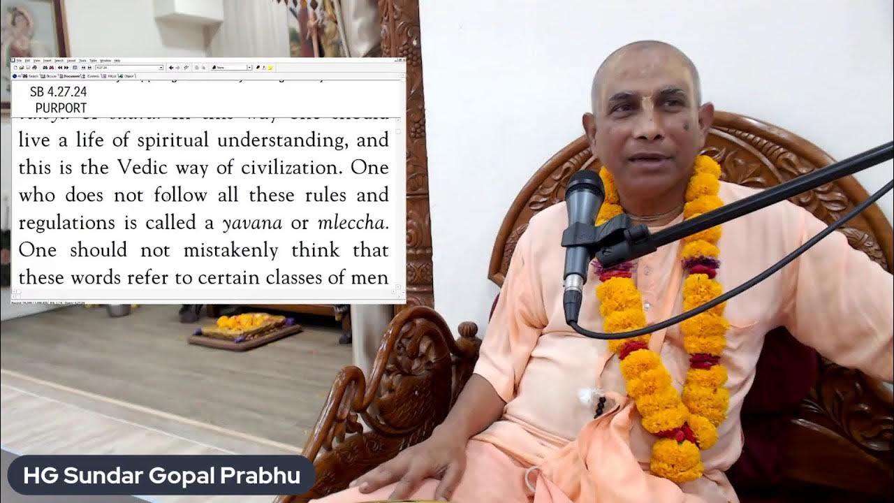 [SB 5.8.10] - Real Compassion - by HG Sundar Gopal Prabhu - YouTube