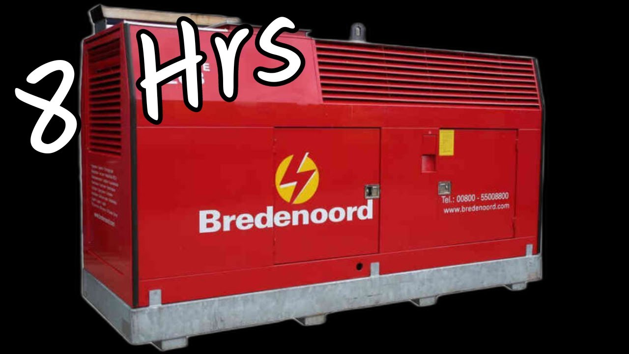 Bredenoord 150 kVA Generator Sounds | White Noise | 8 Hours ~ ASMR ...