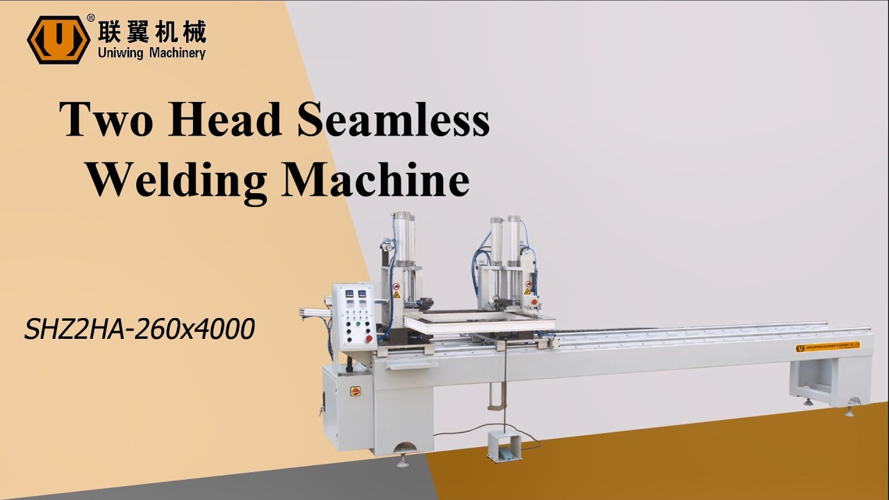 P040201 SHZ2HA-260x4000 Two Head Seamless Welding Machine - YouTube