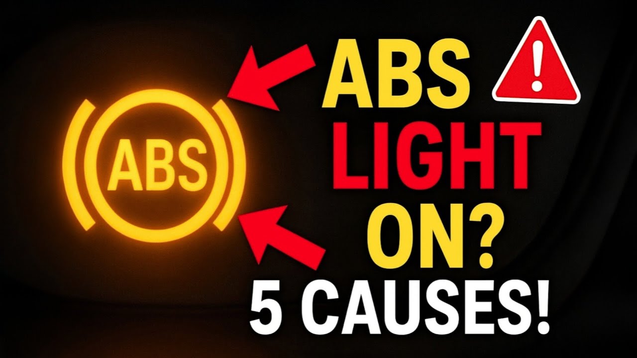 ABS Warning Light On? 5 Common Causes You Shouldn’t Ignore - YouTube