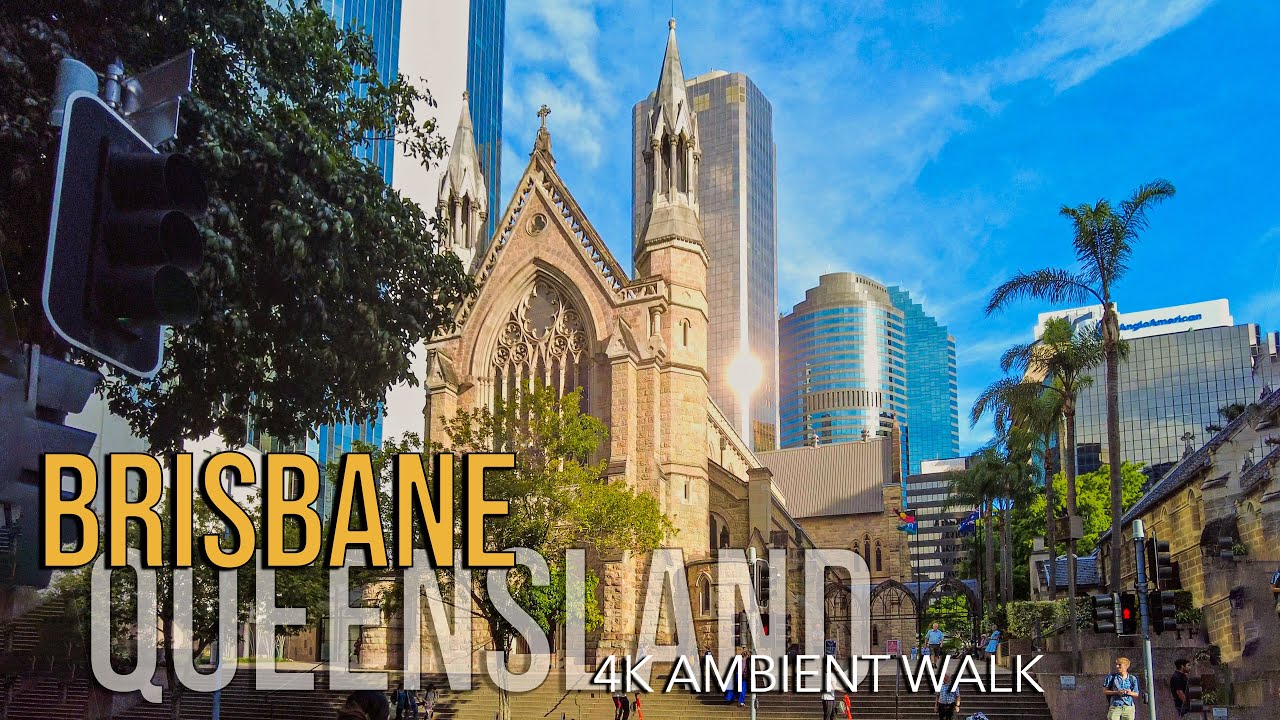 Brisbane 4K Ambient Walk: Exploring Eagle Street Pier and Beyond - YouTube