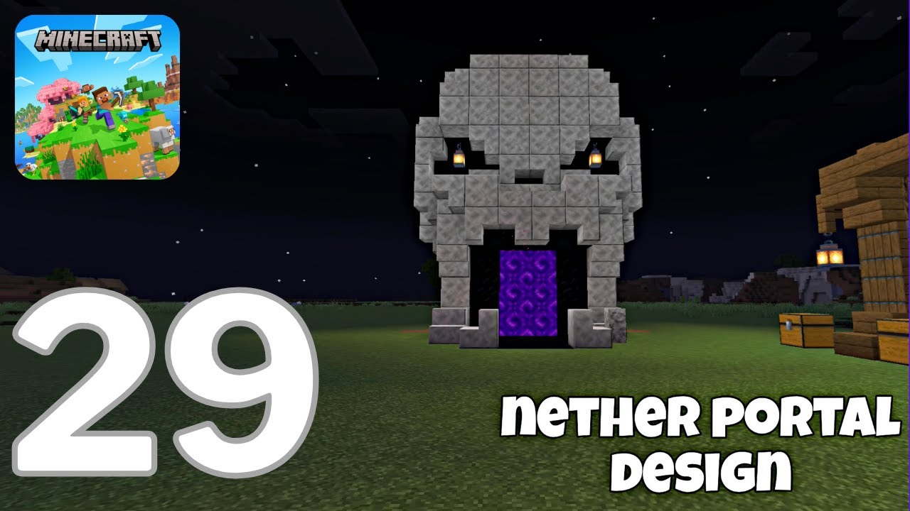 Minecraft Skull Nether Portal Design | best Skull Design Minecraft ...