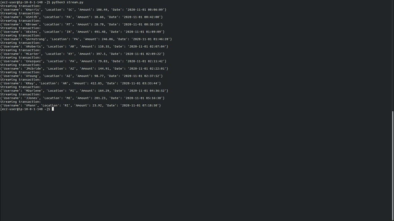 On-the-Fly Credit Card Fraud Detection Using Kafka Streaming on AWS ...