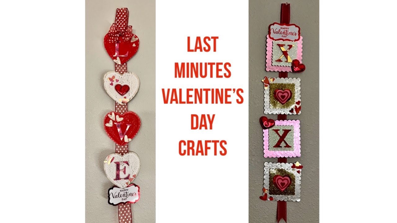 Last Minute Valentine’s Day Crafts - YouTube