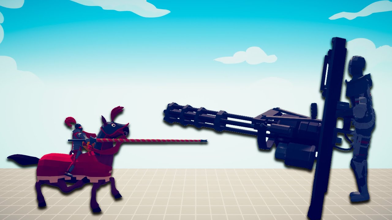 GUN MAN vs ALL UNITS TABS Totally Accurate Battle Simulator - YouTube