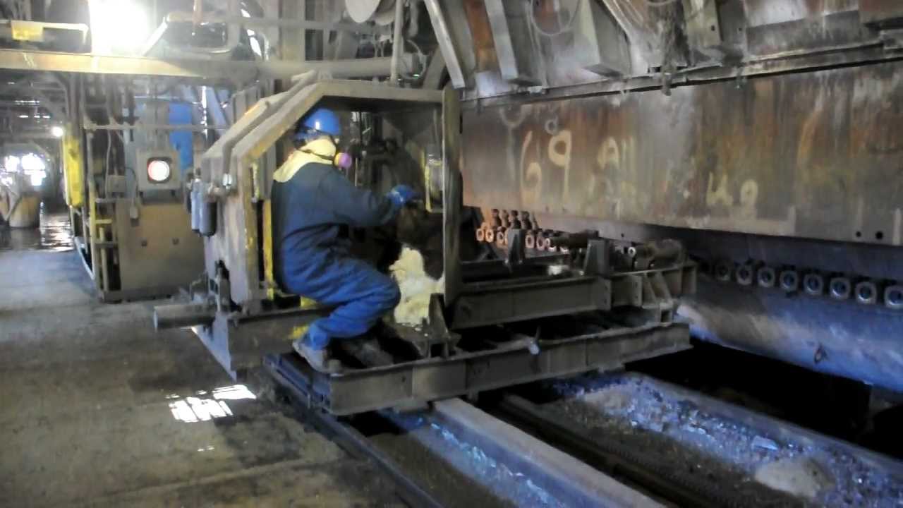 Punching the Tuyeres in the Peirce-Smith Converter at a Copper Smelter ...