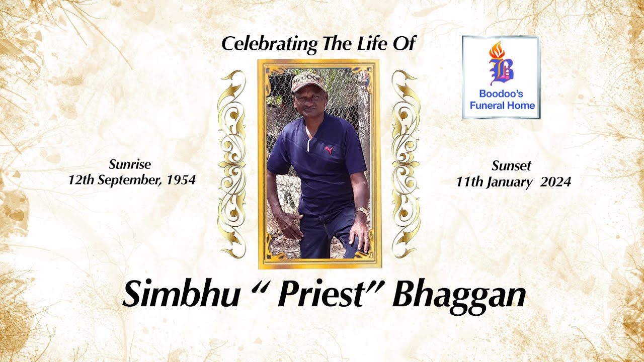 Celebrating The Life Of Simbhu "Priest Bhaggan - YouTube