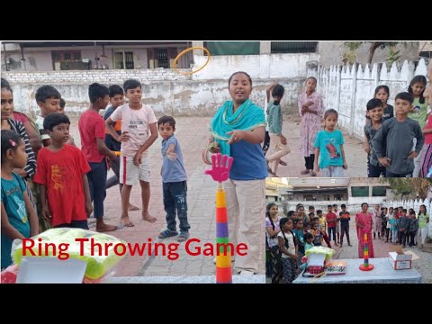 Ring Throwing Game | games videos | kalol help hub || - YouTube