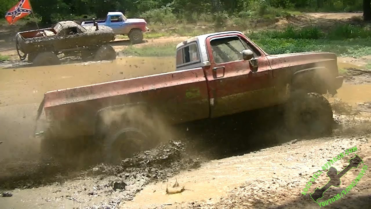RIVER RUN MUD SLINGING FUN!!! - YouTube