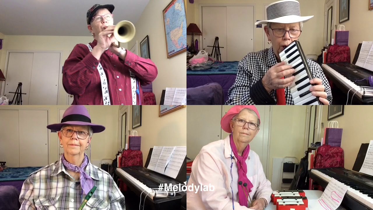 Pandemic Marching Band, Sitting for Lockdown - YouTube