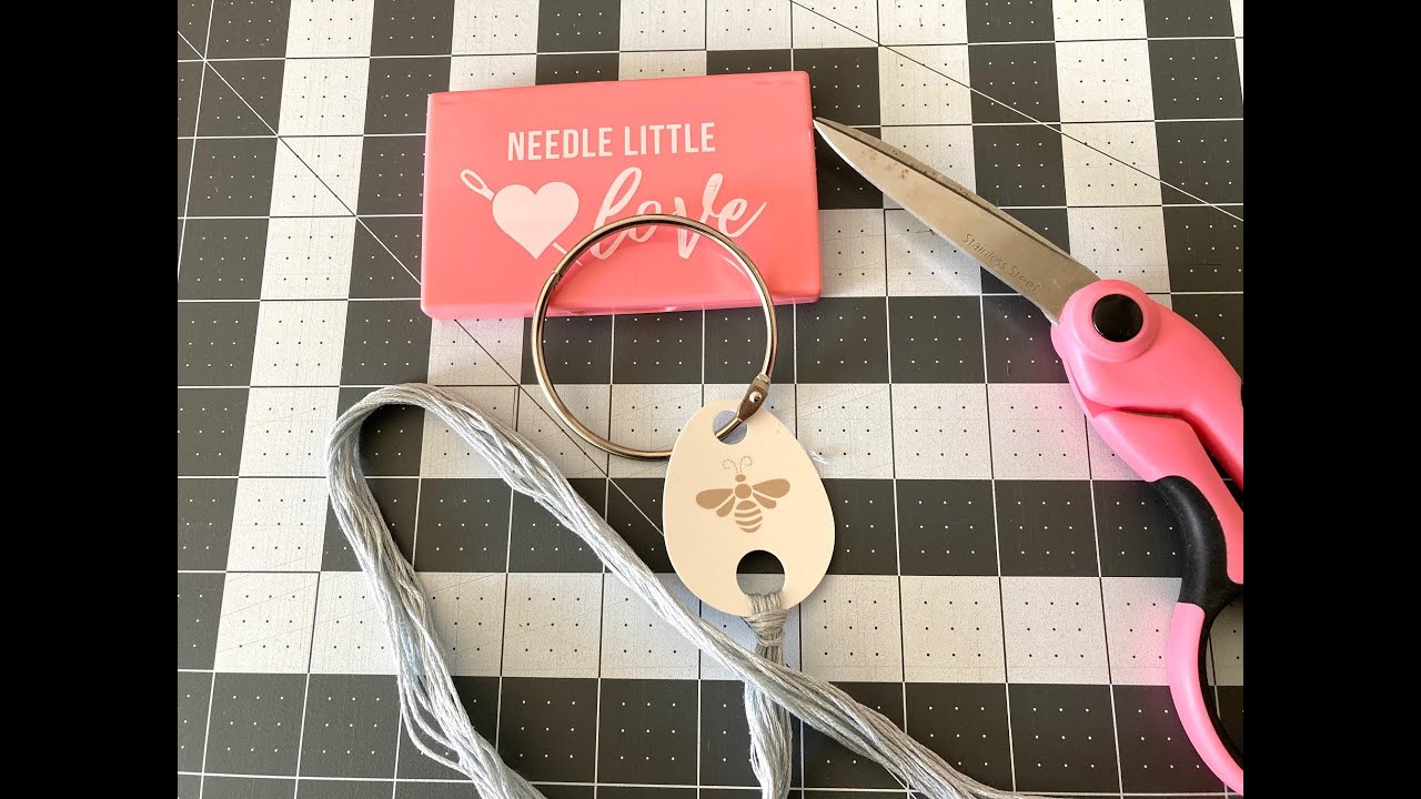 Flosstube Extra: How To Attach DMC Floss to A Floss Drop - YouTube