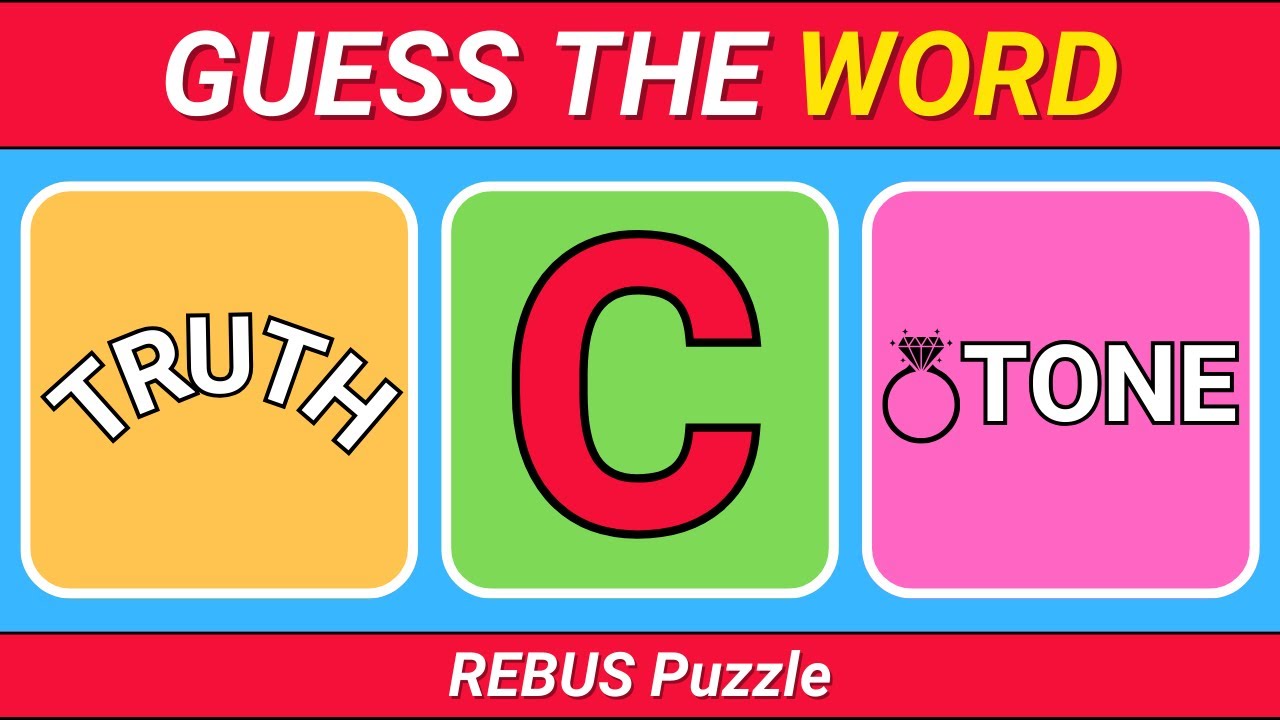 Guess the word or Phrase in 10 Seconds! | Rebus Challenge - YouTube