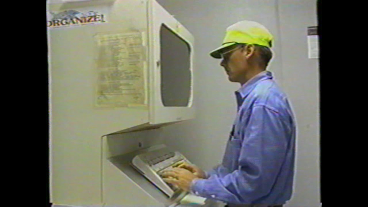 Santa Fe's Paperless Timekeeping System in 1994 - YouTube