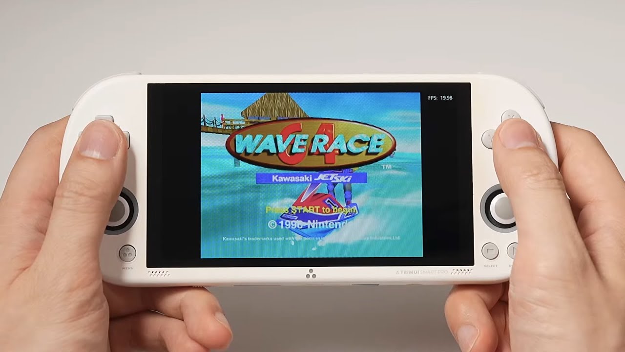 TrimUI Smart Pro, N64, PSP - Wave Race 64 and 14 games test - YouTube