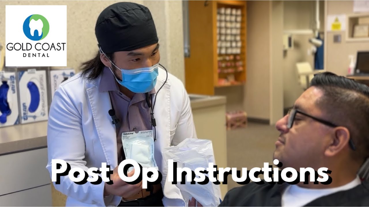 Post Op Instructions - YouTube