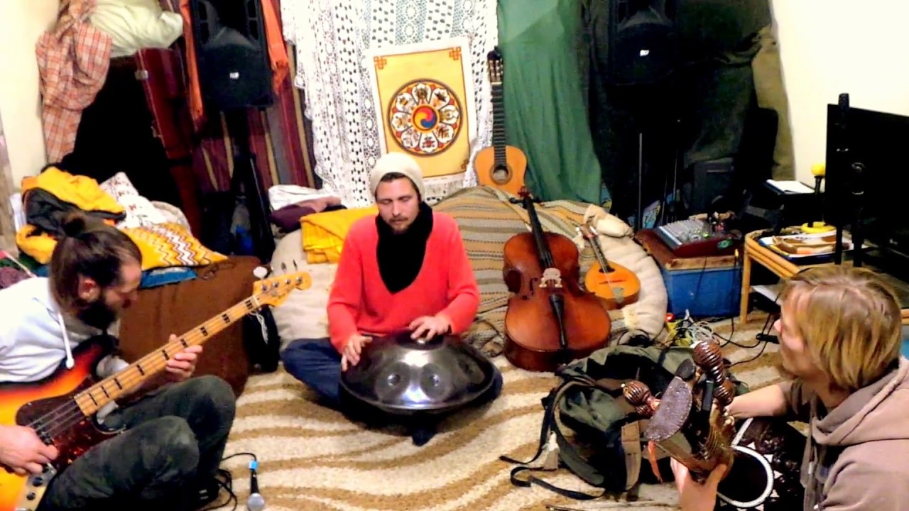 Handpan, sitar, bass guitar. - YouTube