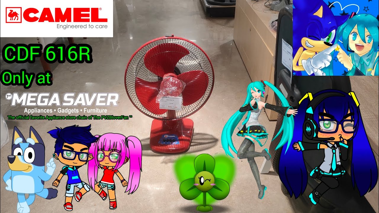 16" Camel Desk Fan CDF 616R| The PVZBloverFan ™ - YouTube