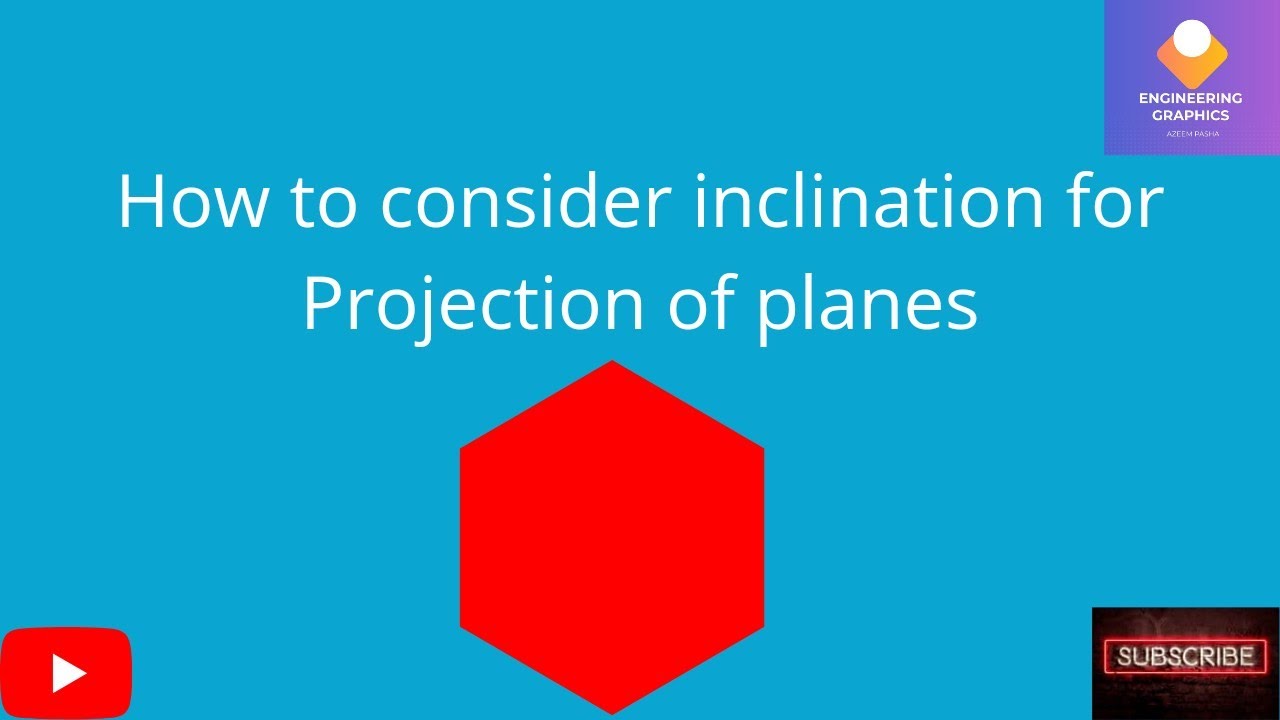 How to consider inclination in projection of planes in Computer Aided ...