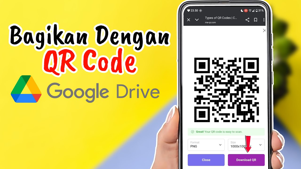 Cara Membagikan File Google Drive Dengan QR Code - YouTube