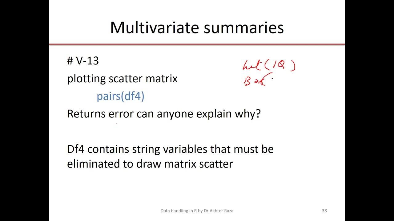 data handling part 2 - YouTube