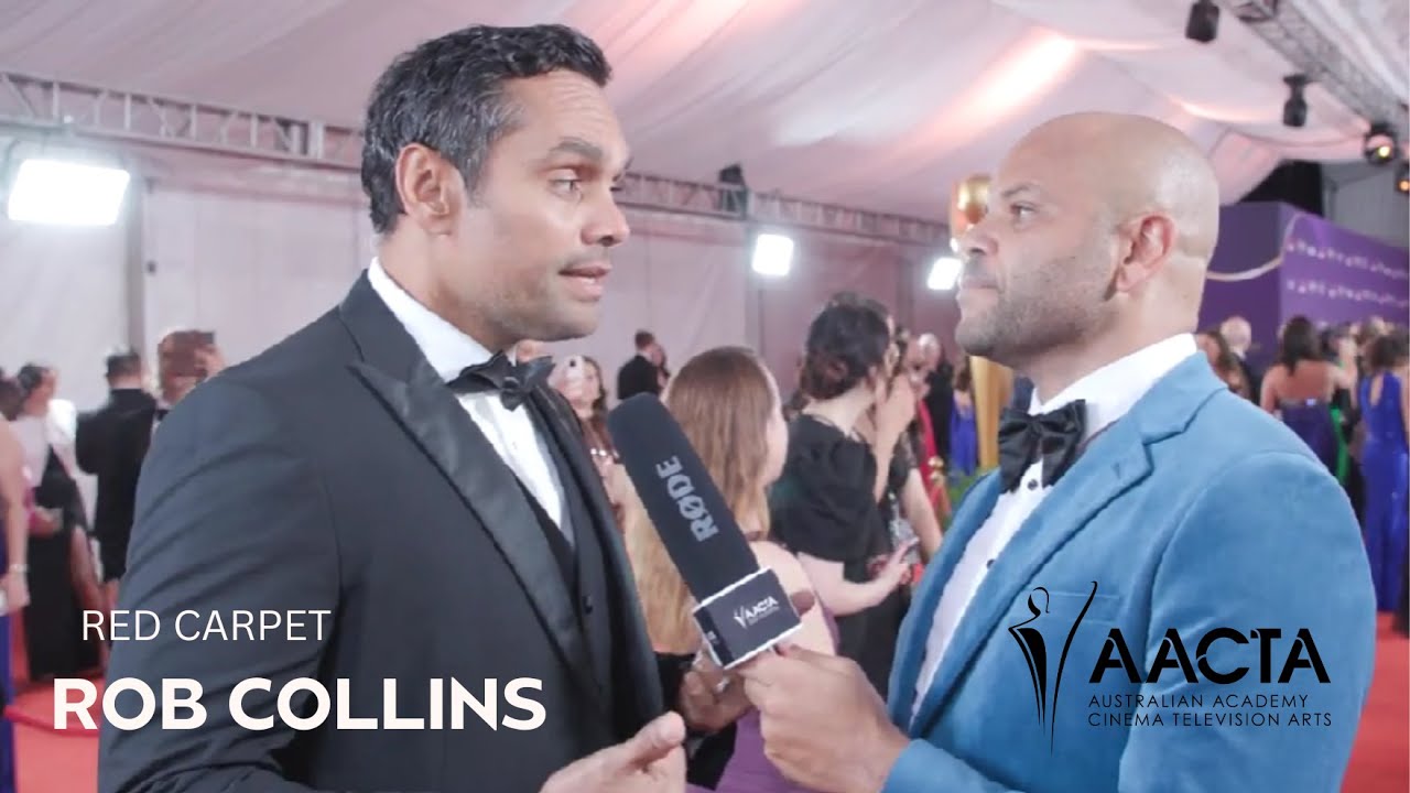 Rob Collins on the Red Carpet | 2024 AACTA Awards - YouTube