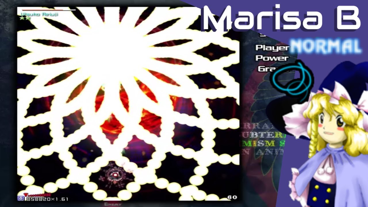Touhou 11 - Subterranean Animism | Marisa B Normal 1cc - YouTube touhou-11-subterranean-animism-marisa-b-normal-1cc-youtube