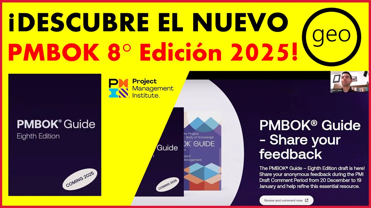 ¡DESCUBRE EL NUEVO PMBOK 8° EDICIÓN 2025! - YouTube