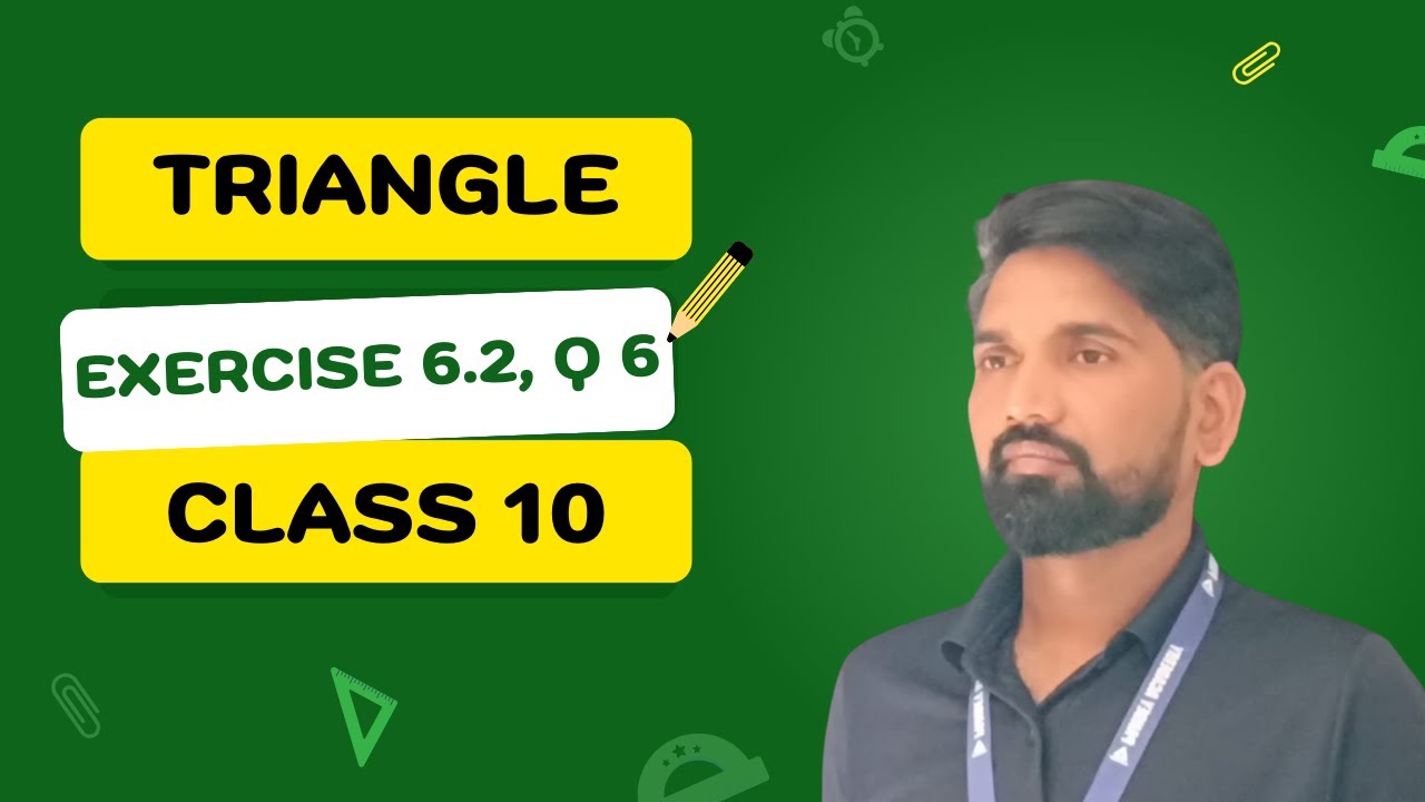 Ex 6.1 Q6 | Triangles | Class 10 Maths | Easy Solution | Pandey Academy ...