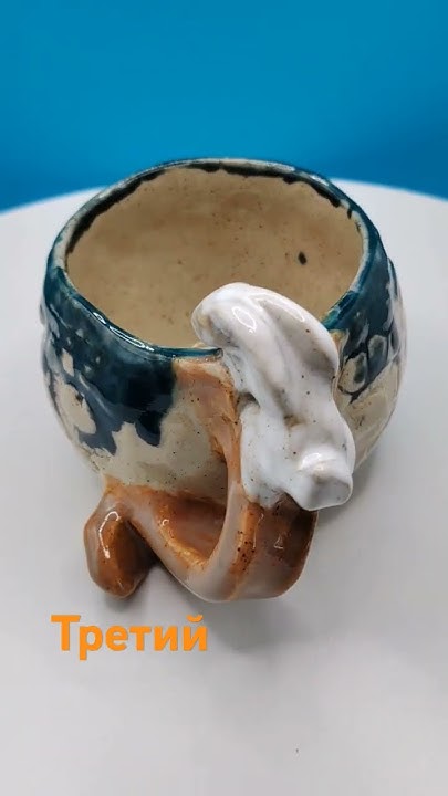 Кружка с декором Заяц. Витольд глина, эмаль ГлавГлазурь. 2500₽. Продано ...