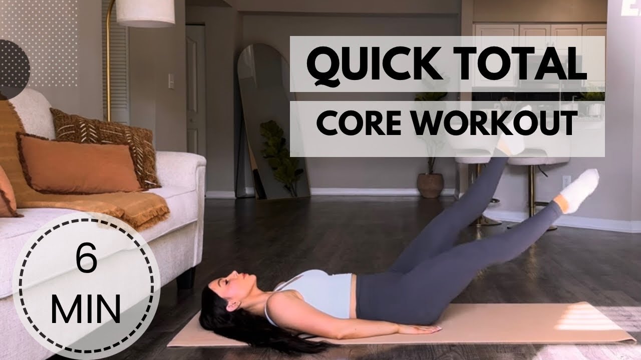 6 MIN TOTAL CORE WORKOUT (Equipment Free Ab Workout) - YouTube