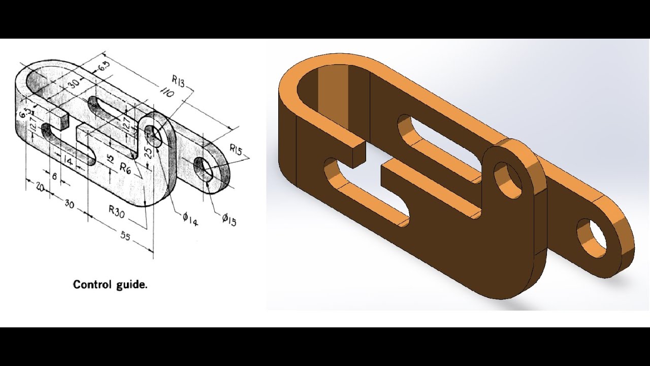 Control Guide in SolidWorks | SolidWorks Tutorial | Part Design | Part ...