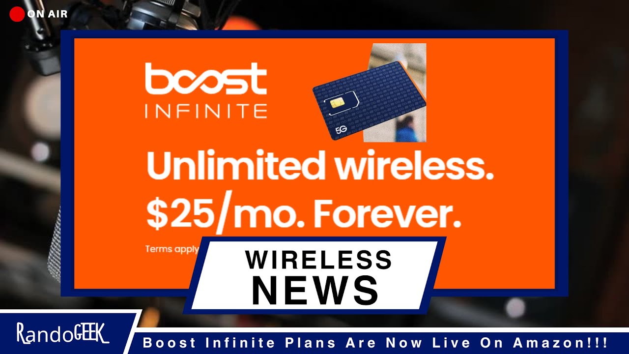 Boost Infinite Plans Are Now Live On Amazon!!! - YouTube