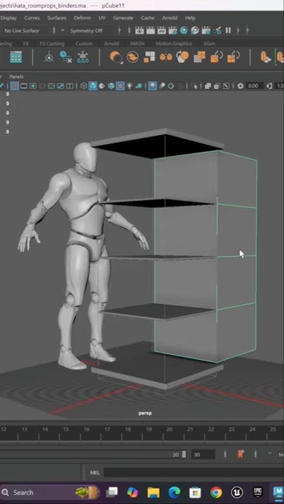 Chill detolf shelf 3D modeling #Maya #3D #Gamedev - YouTube