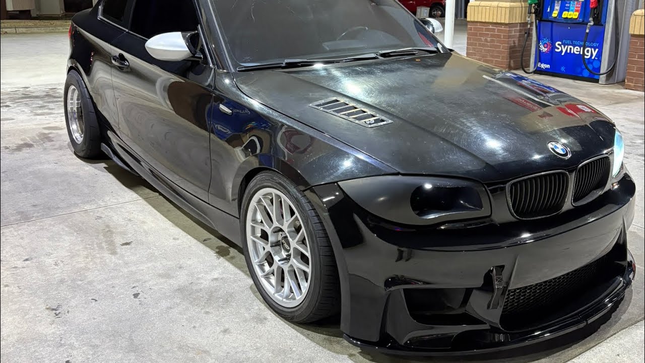Installing Hood Exit on My Doc Race Single Turbo 135i.! Part 1. - YouTube