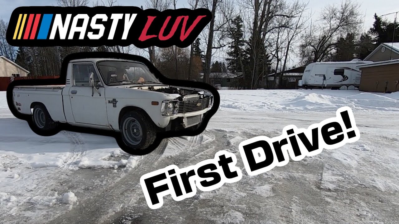 First Drive!! LS Swapped TKX 5 Speed Chevy Luv! NASTY LUV Build: EP. 29 ...