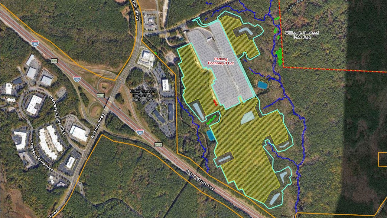 RDU airport will clear 120 acres of trees to build 7,000 parking spaces ...