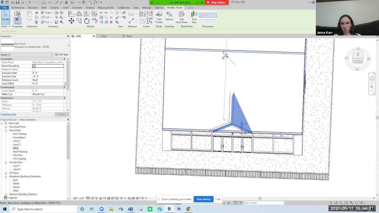 Roof Extrusion in Revit - YouTube