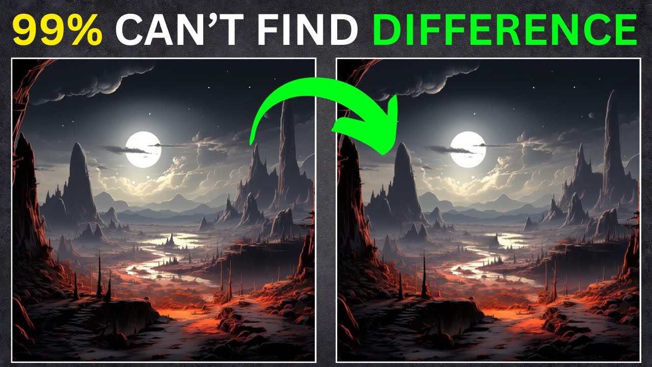 Find The Difference Puzzle Game Next Level: Lunar Landscape Riddles pt ...