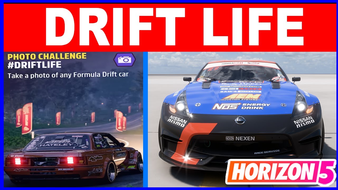 Forza Horizon 5 DRIFT LIFE Photo Challenge Take a Photo of any Formula ...