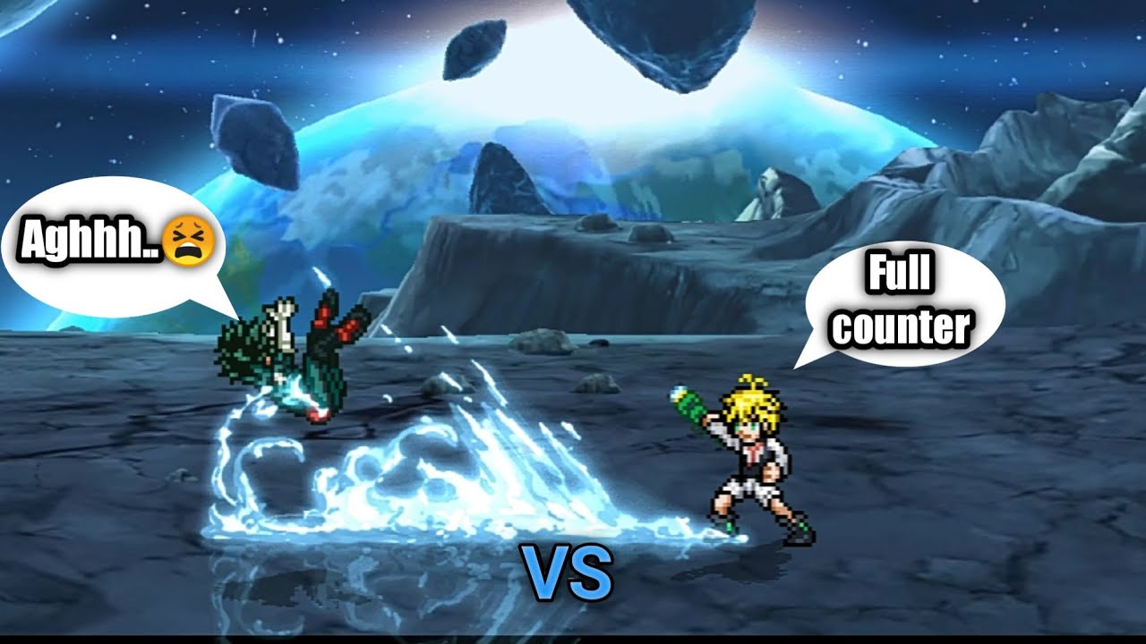 Midoriya (Deku) VS Meliodas in Jump Force Mugen - YouTube