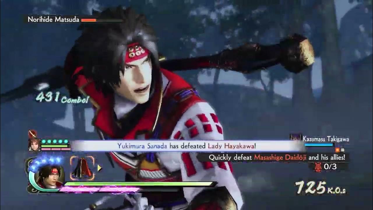 SAMURAI WARRIOR 4 DX - Legends of The Sanada [Battle of Kannagawa] HARD MODE Part 2 - YouTube