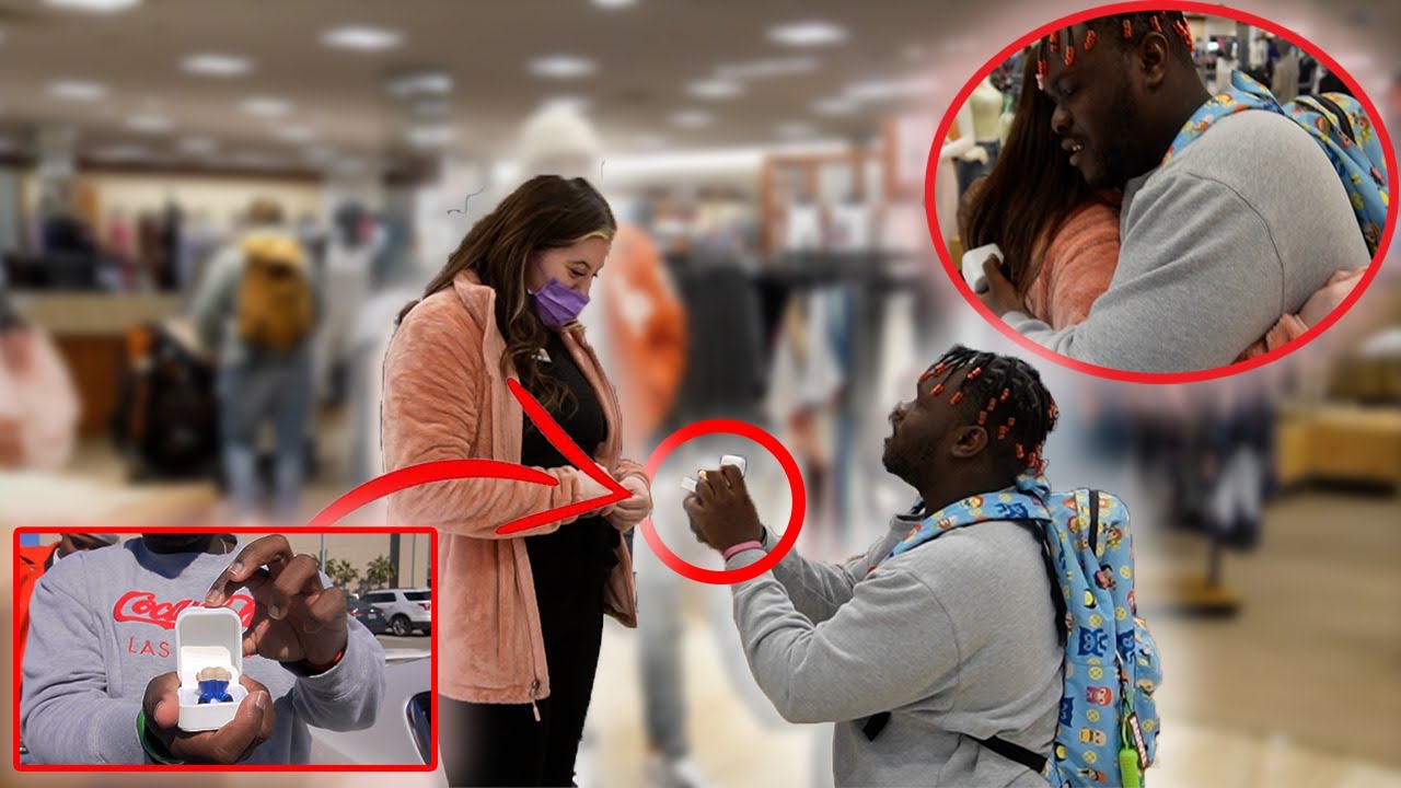 Proposing To Strangers Using A Fart Ring!! - YouTube