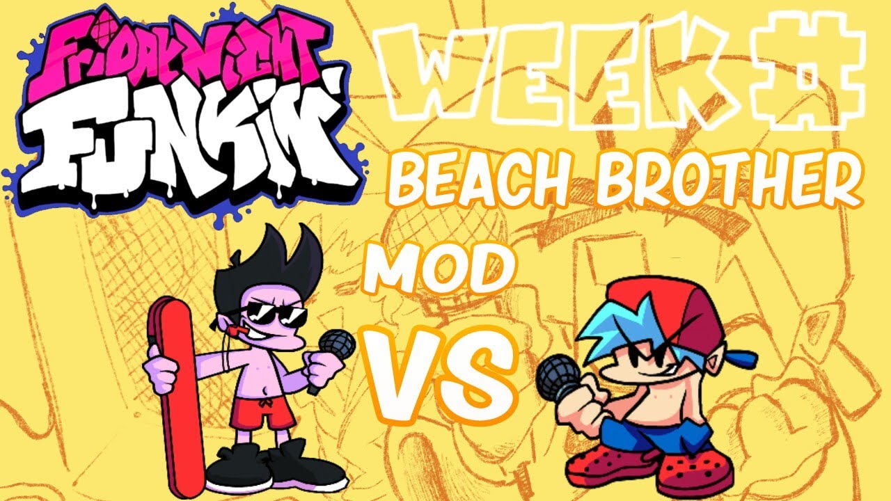 Friday Night Funkin' Beach Brother mod v1 optimizado para Android gama ...
