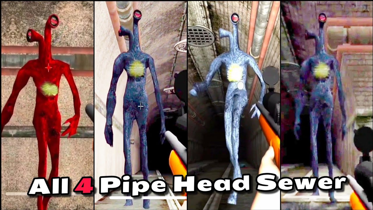 Pipe Head รวม4 เปรตในท่อระบายน้ำ All 4 Pipe Head Sewer - YouTube