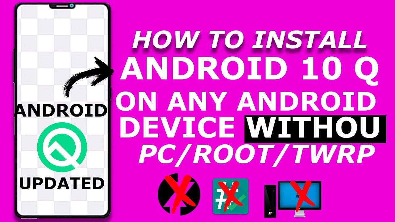 Install Android 10 Q On Any Android Device New APK+2021!! - YouTube