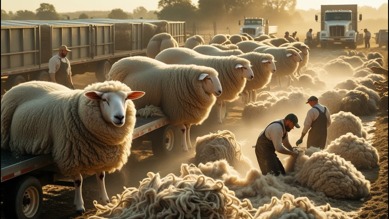 1.3 Billion Sheep Are Being Transported And Processed This Way - YouTube