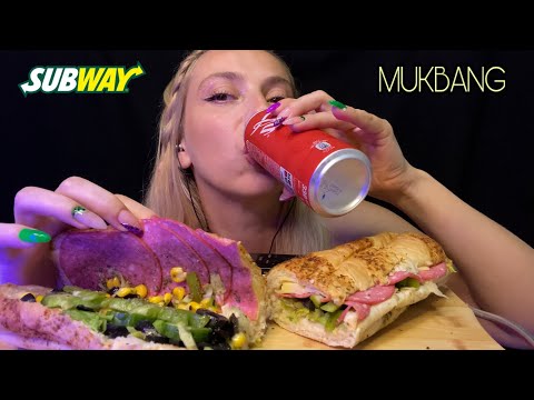 SUBWAY SANDVİÇ MUKBANG 🥪 DEDİKODUCU SANEM 😡