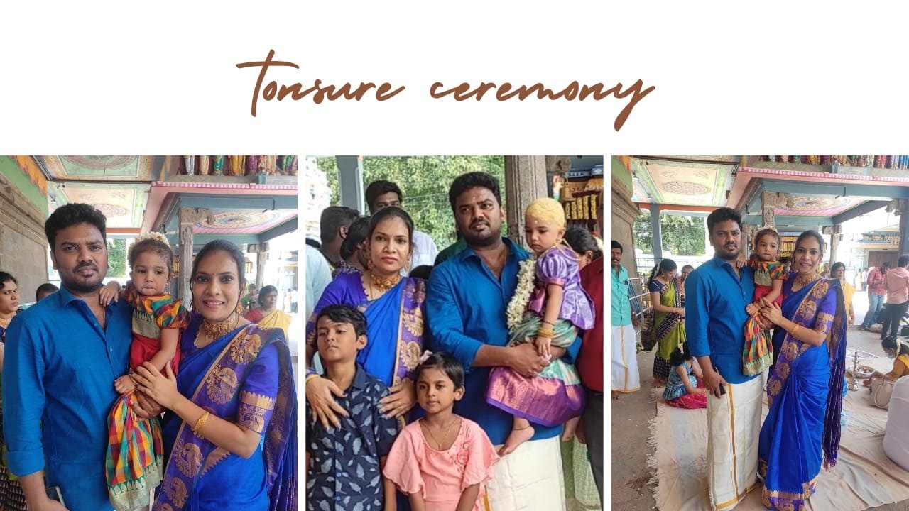 ROSHIKA'S mottai function| ROSHIKA TONSURE AND EAR PIERCING CEREMONY - YouTube